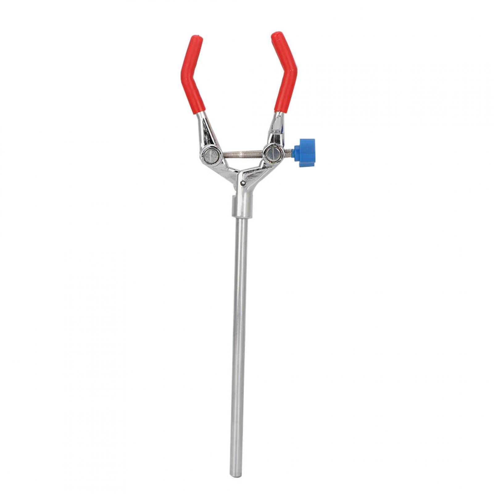 Flask Clamp, Retort Stand,Lab Three jaw Rotating Clamp Zinc Alloy Lab ...