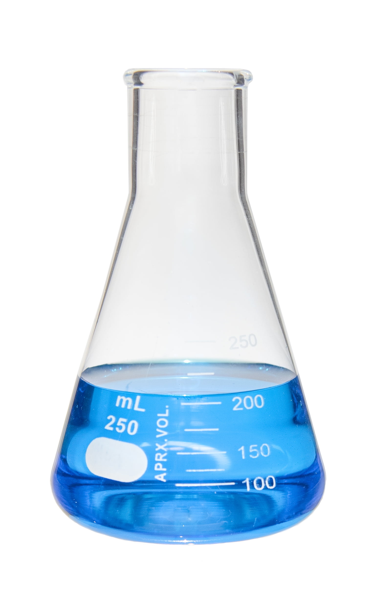 Flask - Erlenmeyer Flask, Conical Shape, Standard Neck, 250ml capacity ...