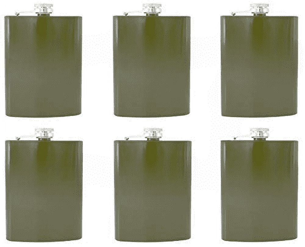 Flask Set of 6, Flask, Wedding Flask, Hip Flask, Groomsmen Flasks ...