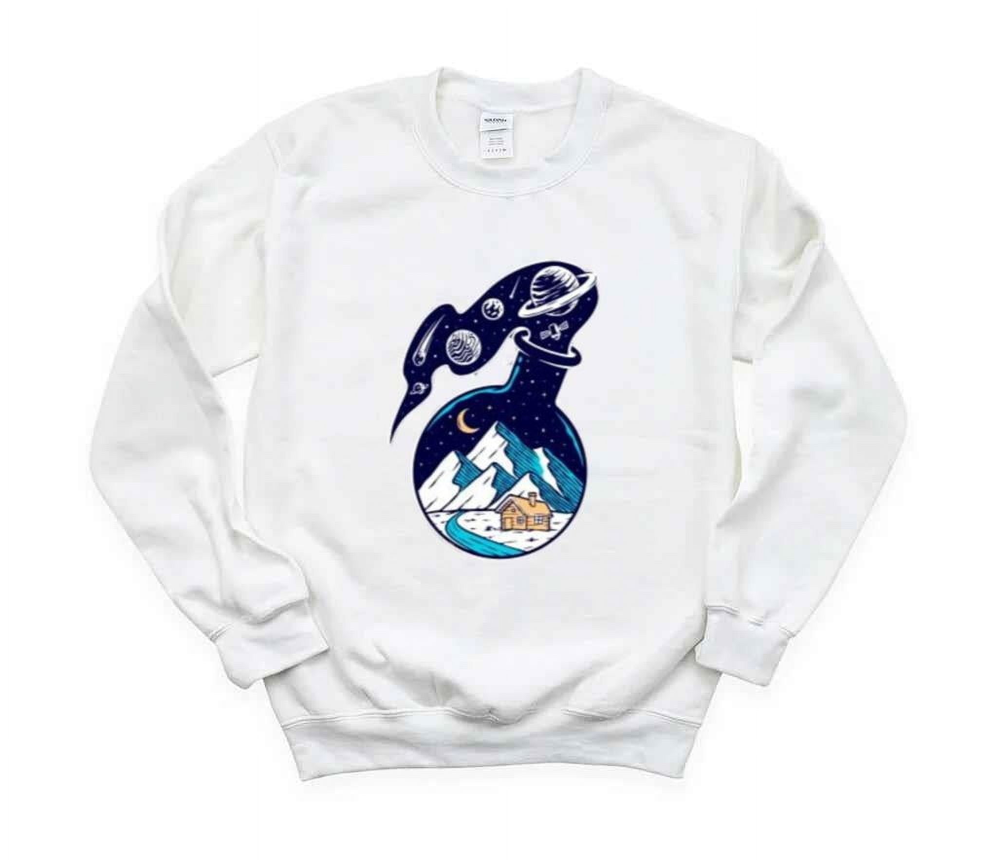 Flask Universe T-Shirt , Hoodie , Sweatshirt Alien Space Art Graphic ...