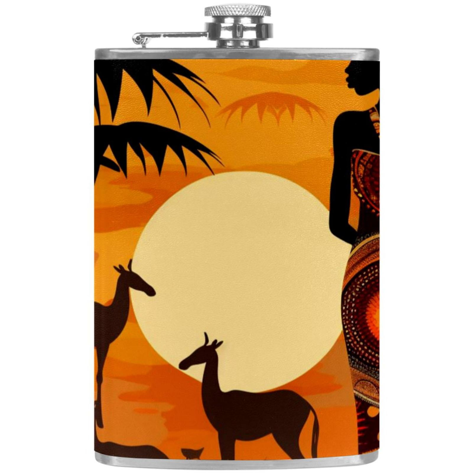 Flask for Men,Flask for Women,Hip Flask for Liquor 8Oz,Leakproof,1-Pc ...