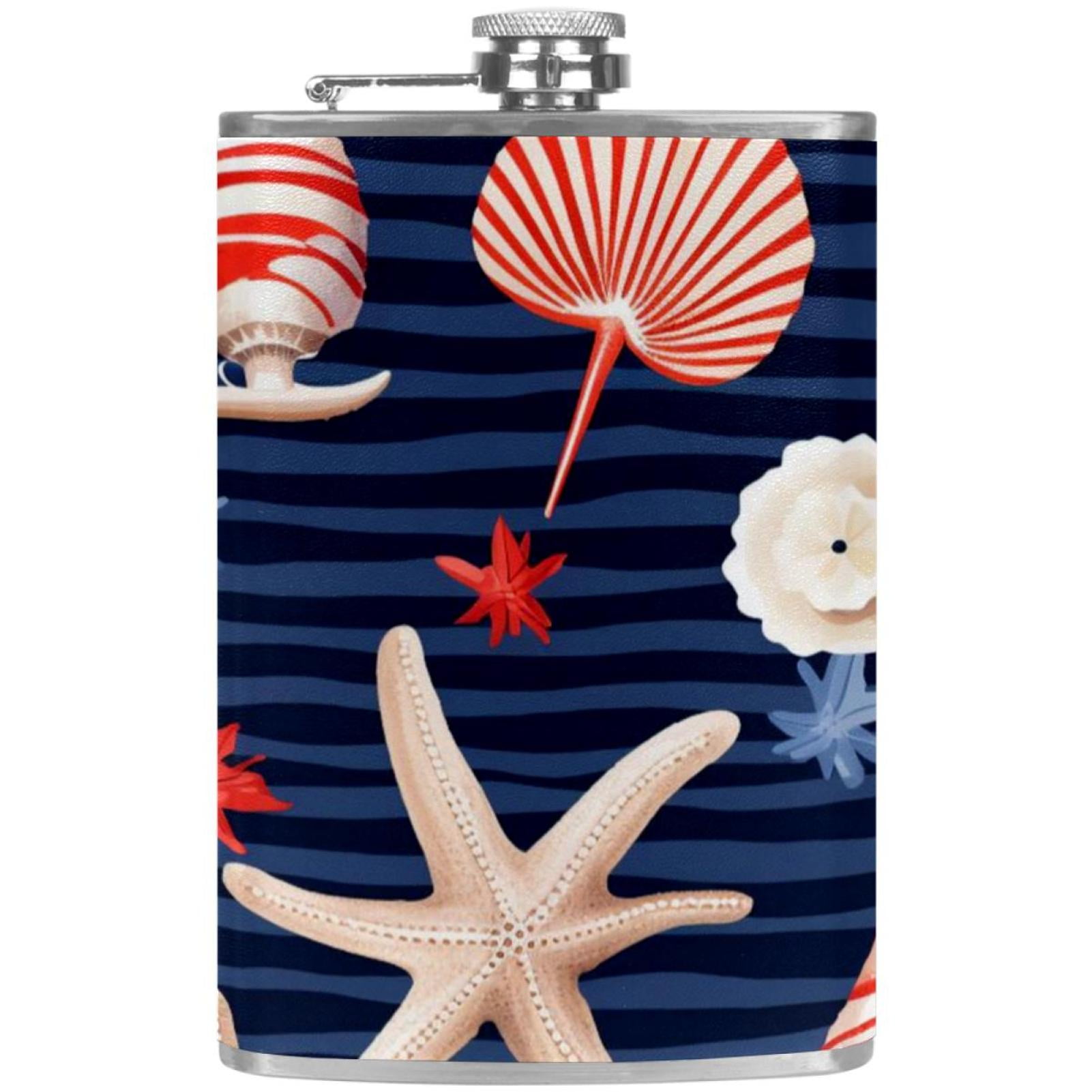 Flask for Men,Flask for Women,Hip Flask for Liquor 8Oz,Leakproof,1-Pc ...