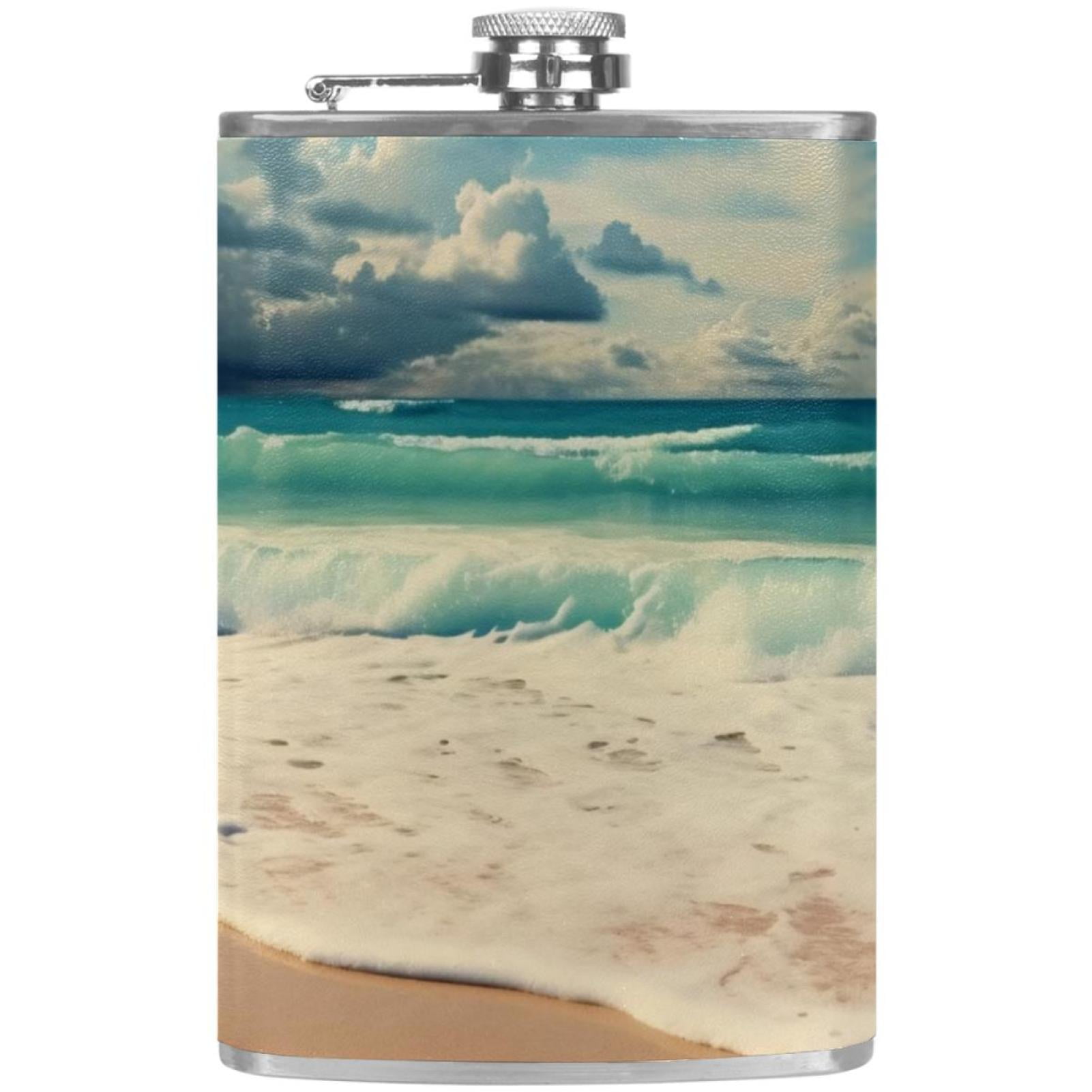 Flask for Men,Flask for Women,Hip Flask for Liquor 8Oz,Leakproof,1-Pc ...