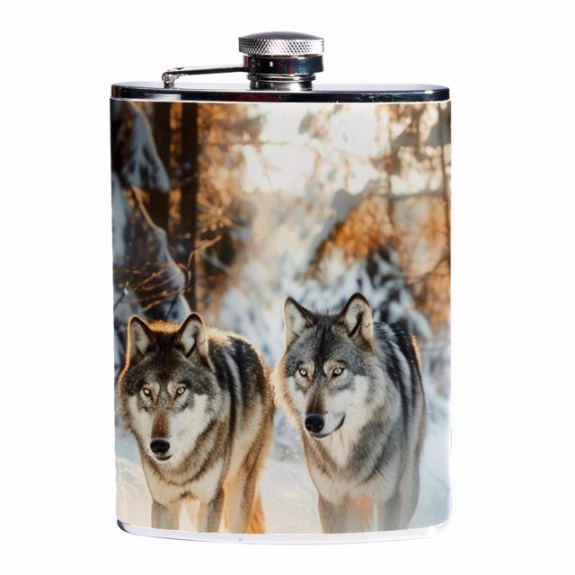 Flask for Men,Flask for Women,Hip Flask for Liquor 8Oz,Leakproof,1-Pc ...
