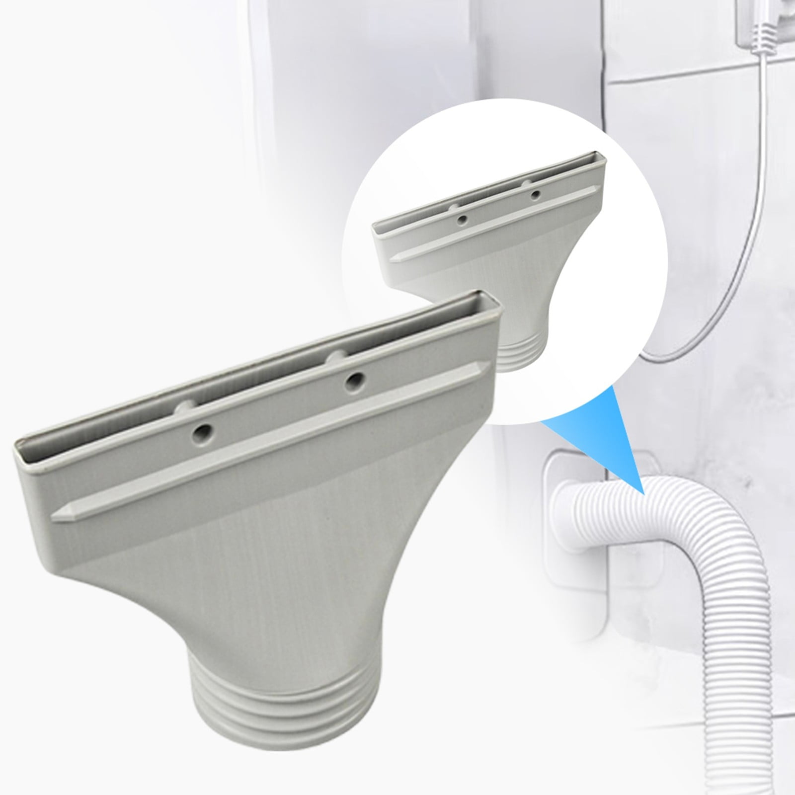 Flat Air Conditioner Exhaust Hose Adapter for Window Roof AC Unit Water ...