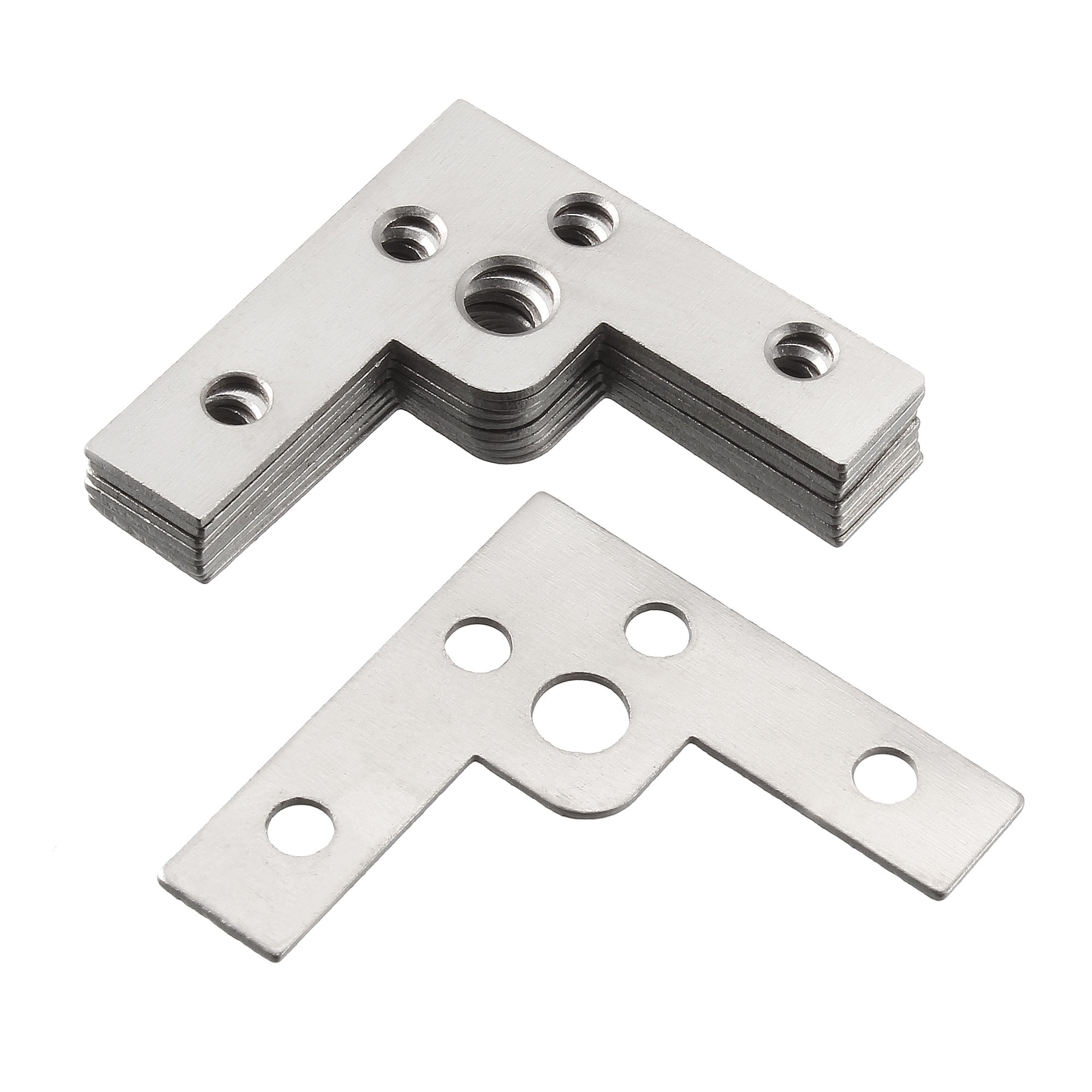 Flat Angle Bracket Plate L Shape Repair Joining Support Brace ...