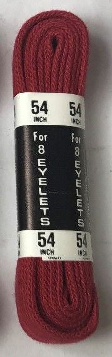 Flat Athletic 54 Inch Shoe Laces Cotton Made in the USA - Walmart.com