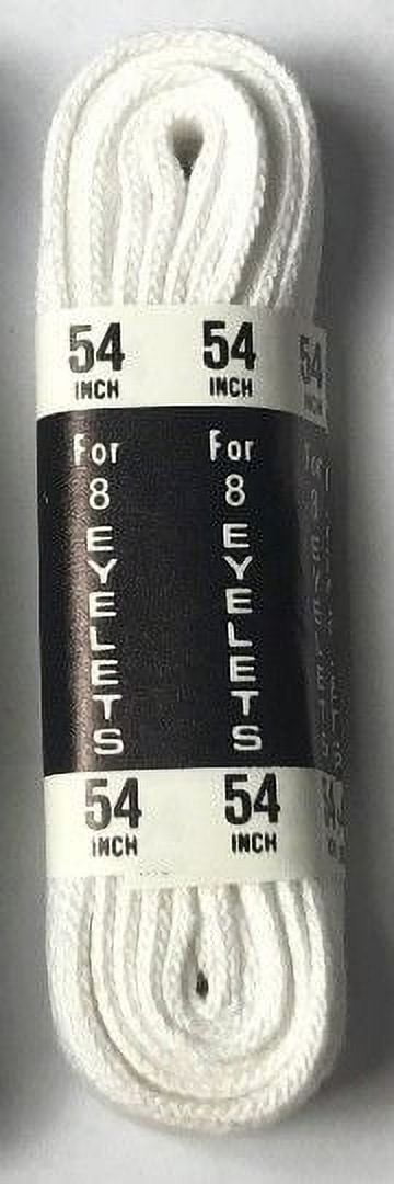 Flat Athletic 54 Inch Shoe Laces Cotton Made in the USA - Walmart.com