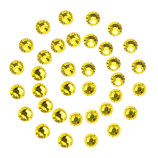 Flat Back Crystal Rhinestones Round Gems for Nail Art and Craft ...
