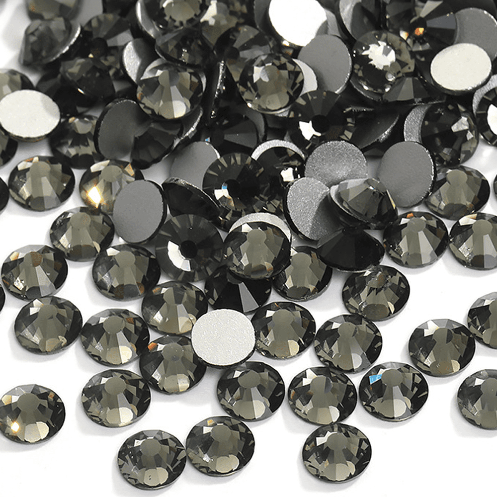 Flat Back Crystal Rhinestones Round Gems - Walmart.com