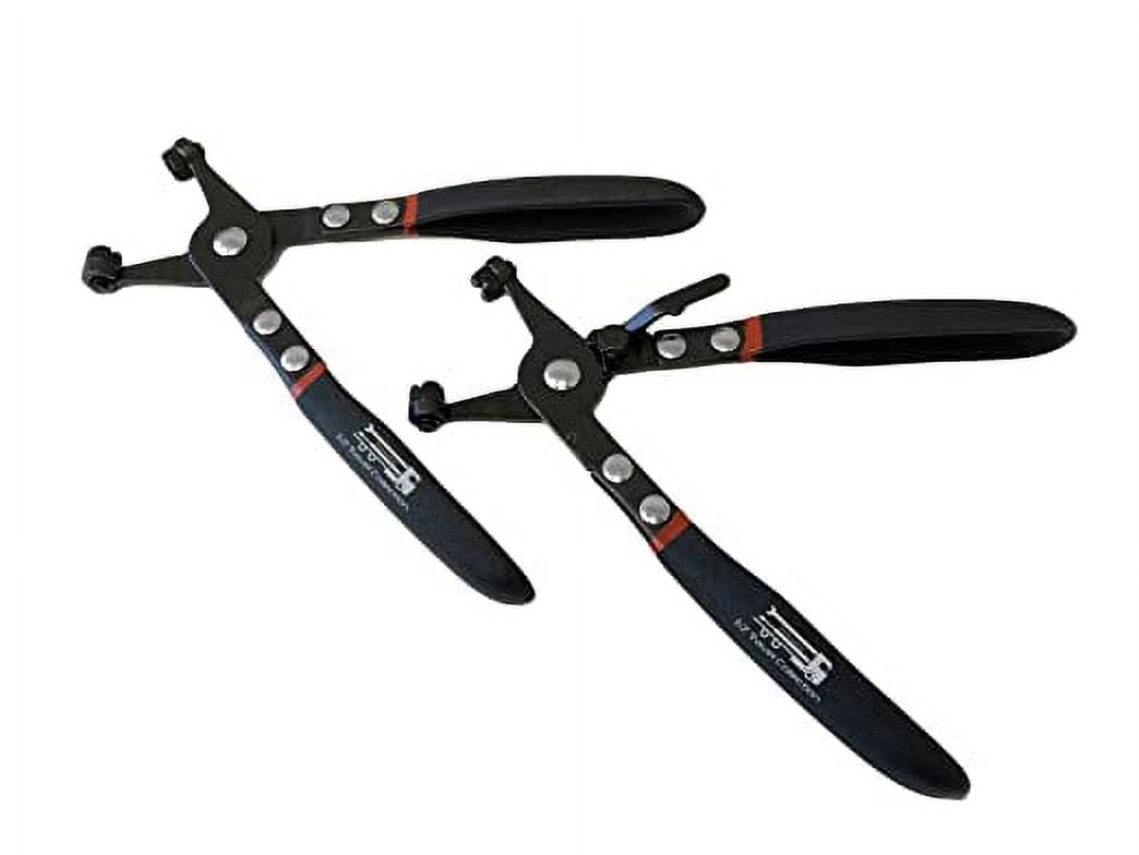 Flat Band and Ring Style V Slot Jaw Hose Clamp Hose Removal Tool Kit ...