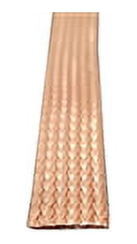 Flat Bare Copper Braid Ground Strap Grounding, Bright, 1/2" Diameter ...