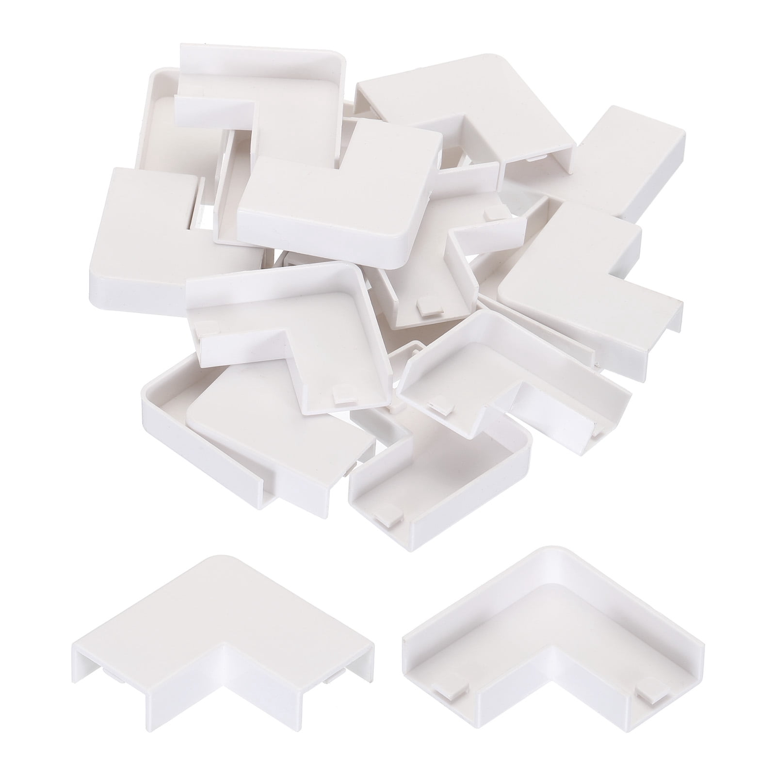 Flat Bends Channel Raceway Fitting 0.78 in x 0.39 in for Home Office ...