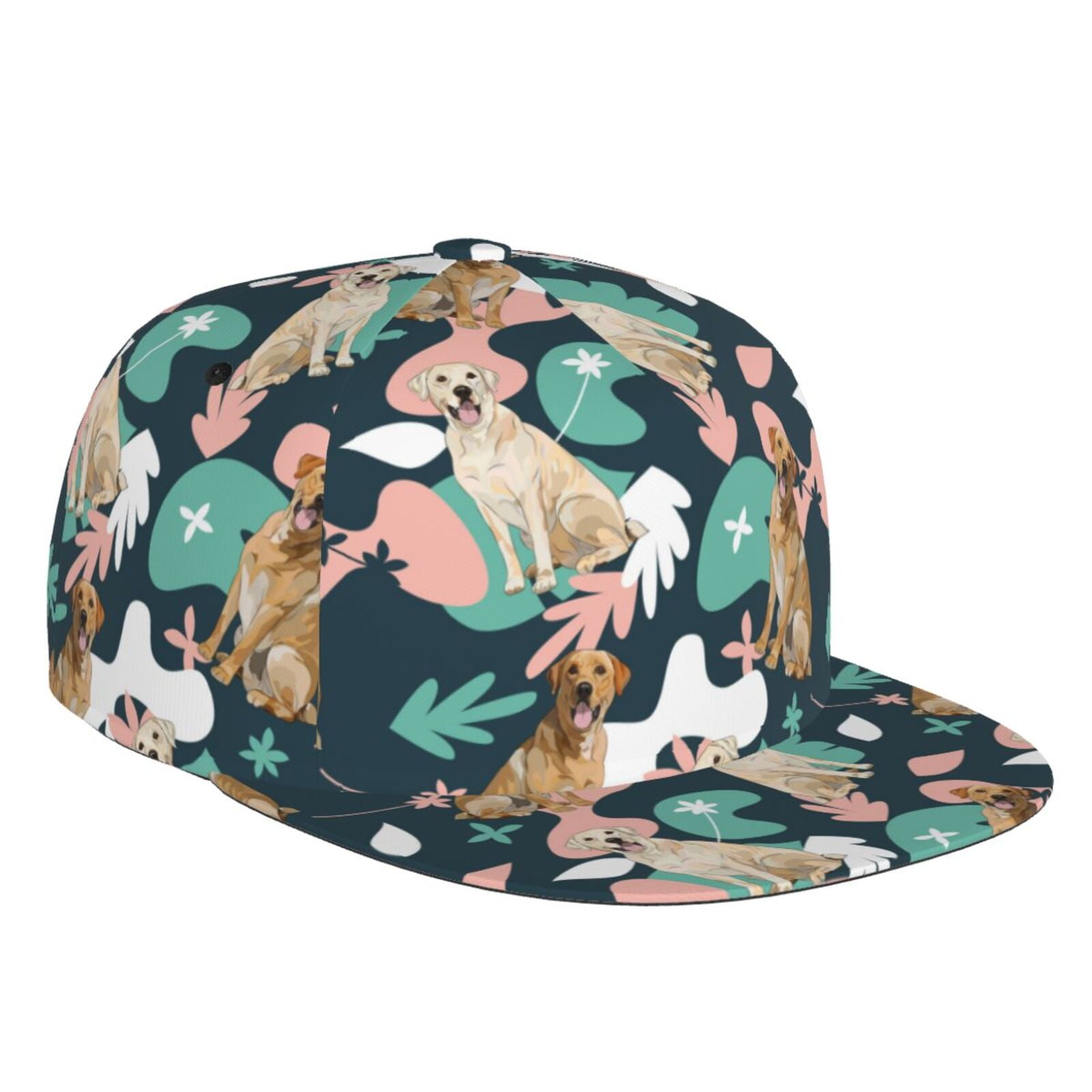 Flat Bill Baseball Cap - Labrador Retriever Dog No.1014 Adjustable ...