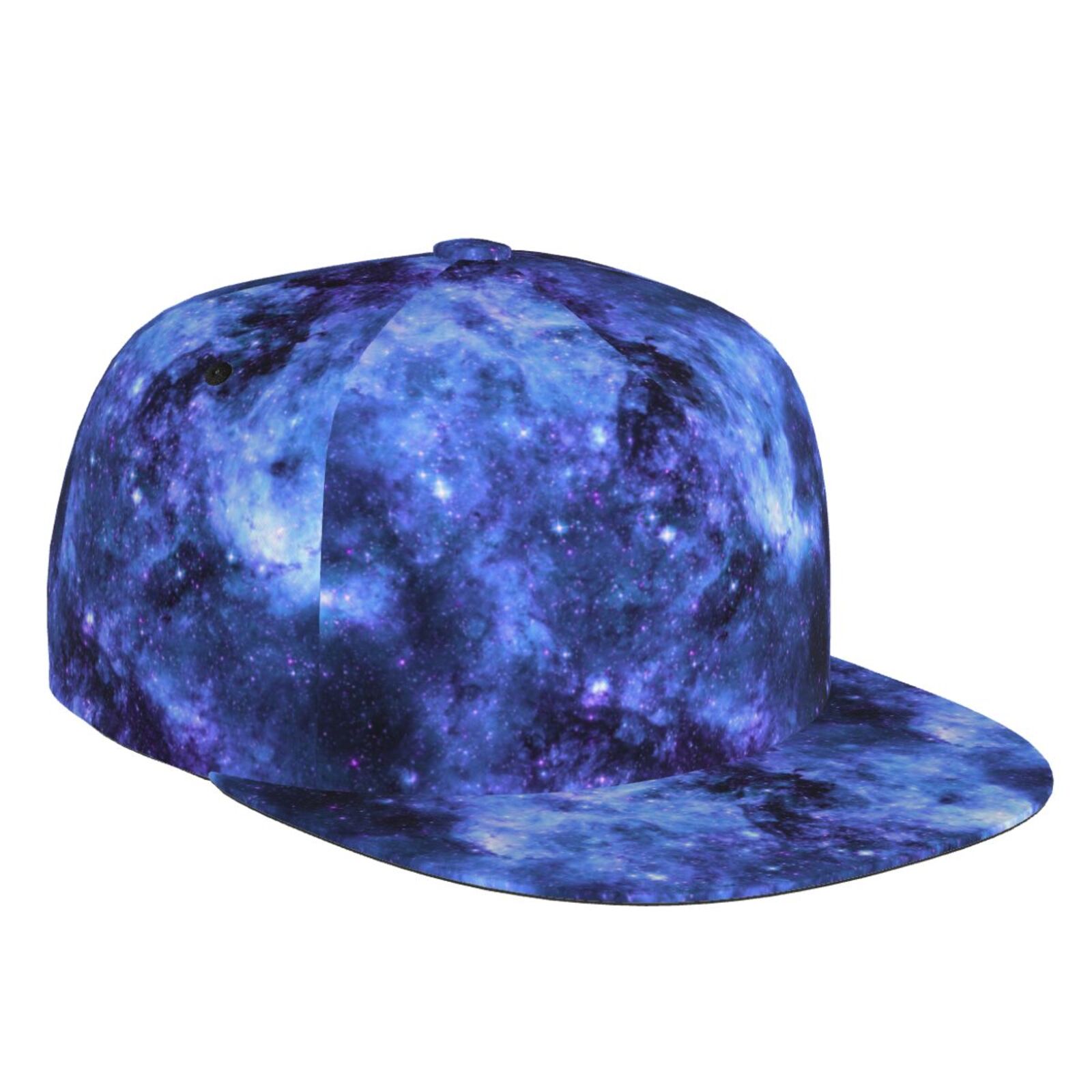 Flat Bill Trucker Hats for Women Men - blue Starry sky Violet aesthetic ...