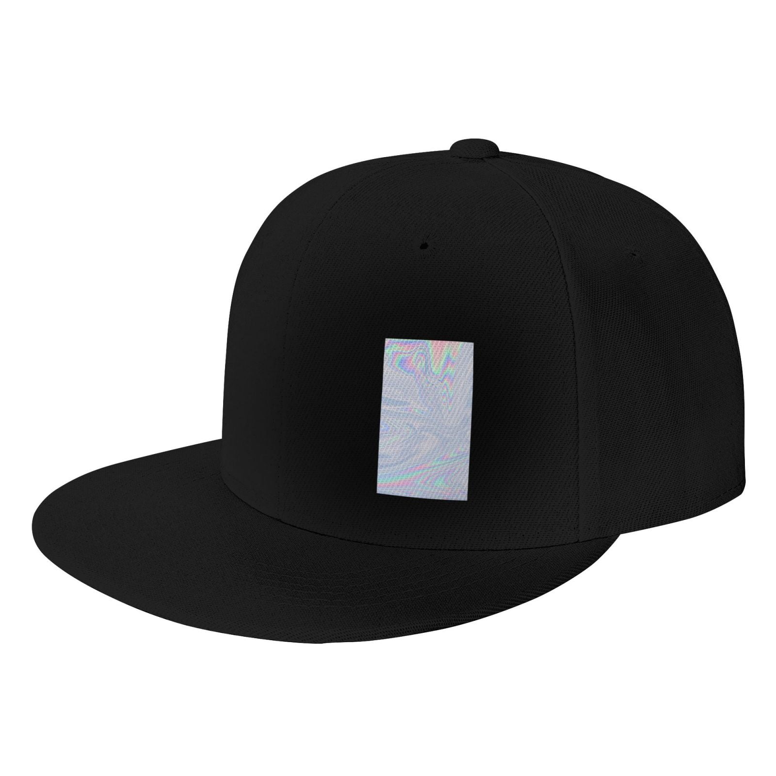 Flat Bill Visor Classic Snapback Hat Holographic Iridescent Color ...