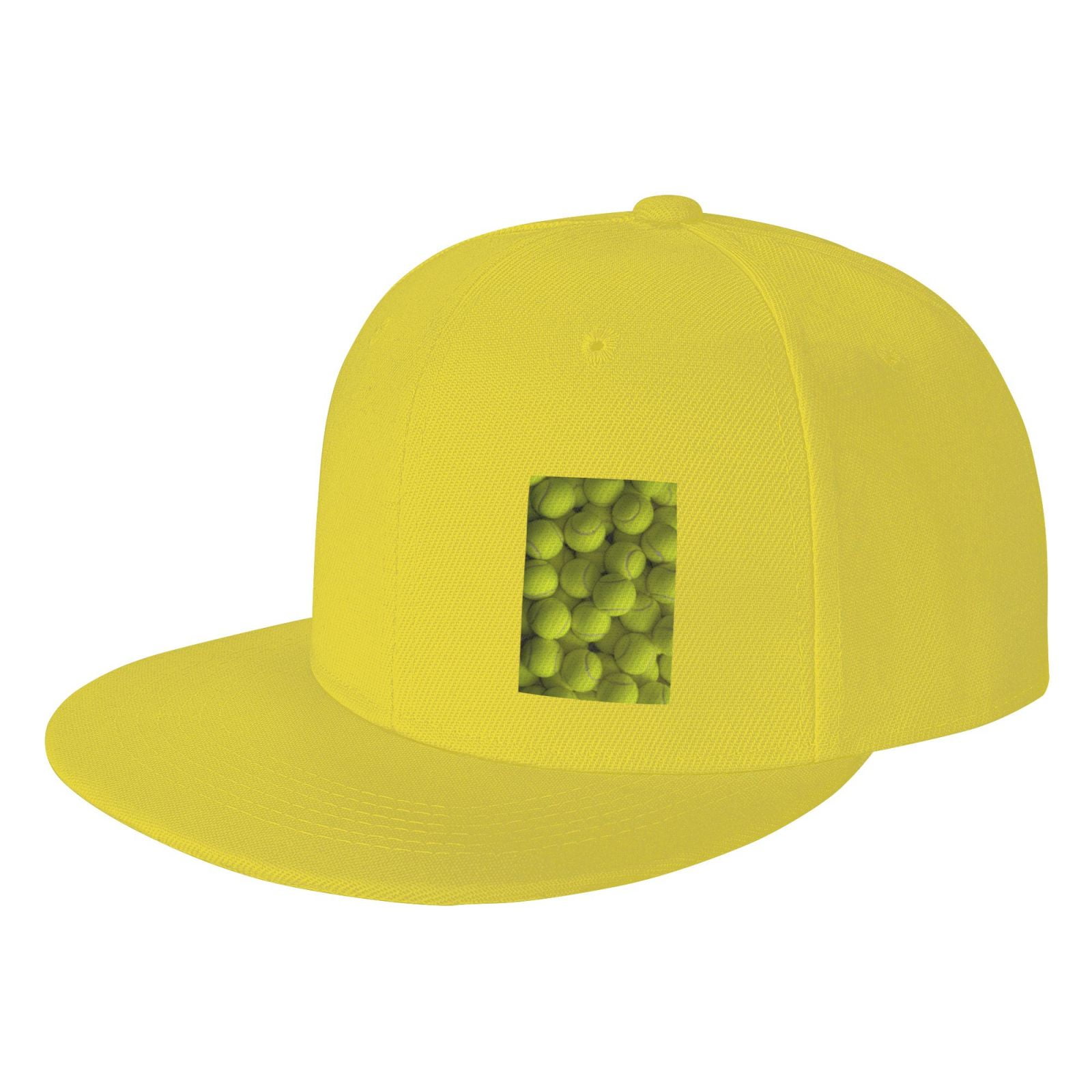 Flat Bill Visor Classic Snapback Hat Tennis Balls Adjustable Style ...