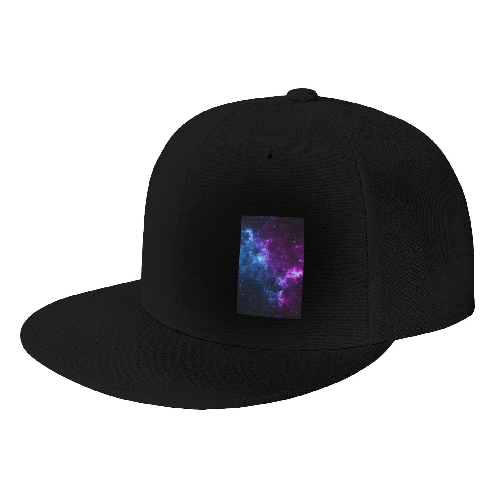 Flat Bill Visor Classic Snapback Hat Universe Nebula Galaxy Adjustable ...