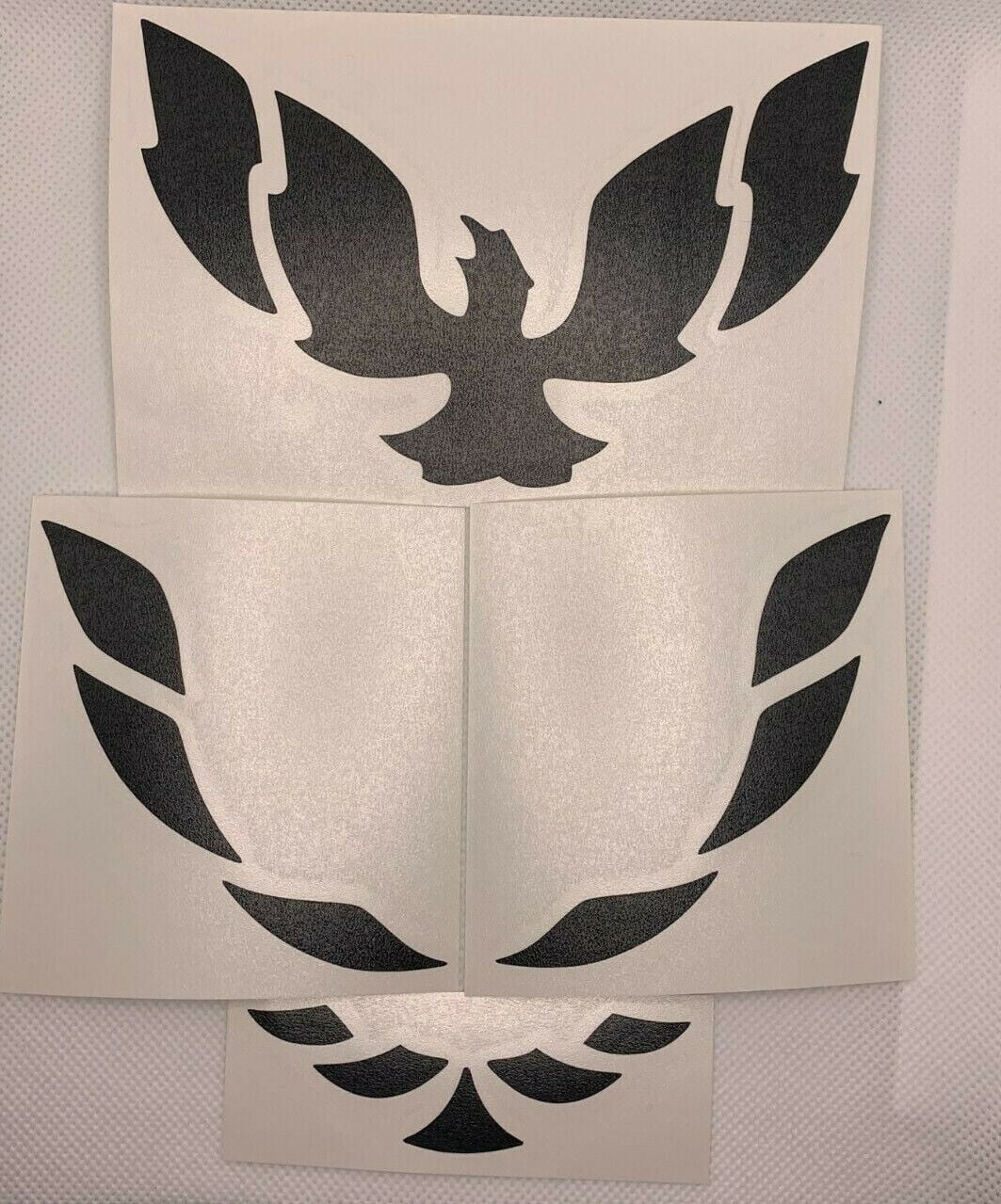 Flat Black Front License Plate Cover Overlay Decal 1998-2002 Firebird ...