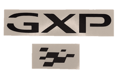 Flat Black "GXP Emblem Overlay Decal 2008-2009 Pontiac G8 Models ...