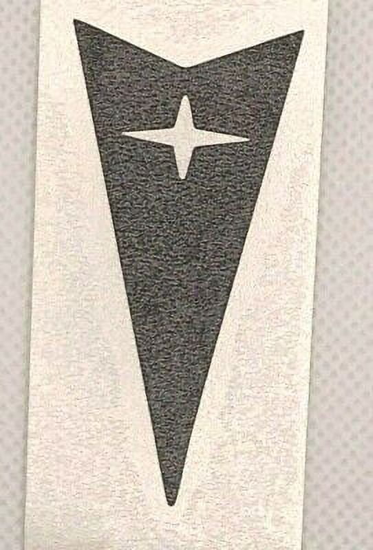 Flat Black Rear Arrowhead Emblem Overlay Decal 2004-2006 Pontiac GTO ...