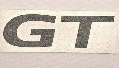 Flat Black Rear "GT" Trunk Emblem Overlay Decal 2008-2009 Pontiac G8 ...