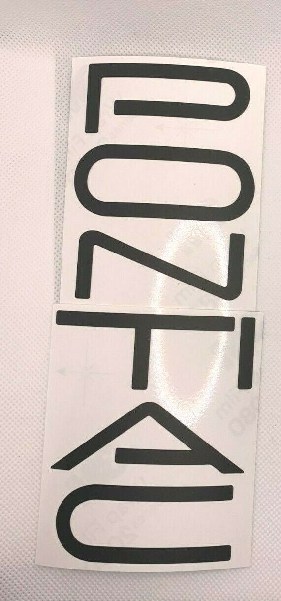 Flat Black Rear Lettering Overlay Decal 1993-2002 Pontiac Firebird ...