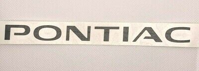 Flat Black Rear Pontiac Emblem Overlay Decal 2008-2009 Pontiac G8 ...
