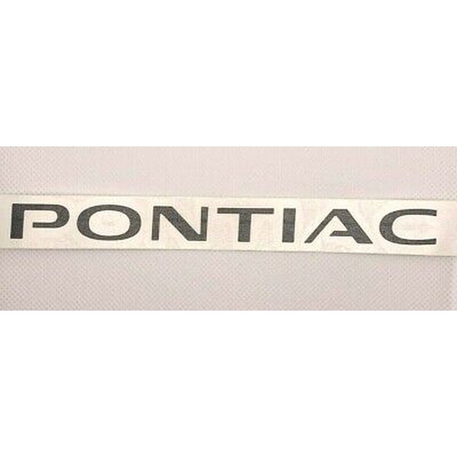 Flat Black Rear Pontiac Emblem Overlay Decal 2008-2009 Pontiac G8 ...