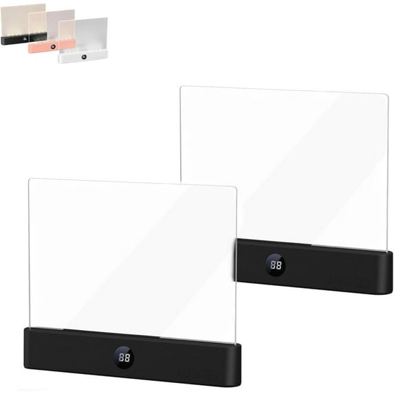 Flat Book Light without Battery,Rechargeable LED Reading Light with ...