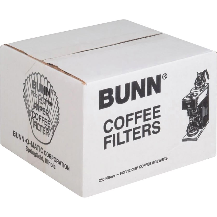 Flat Bottom Coffee Filters, 12 Cup Size, 250/pack | Bundle of 5 Packs ...
