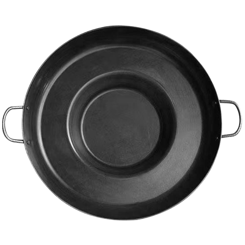 Flat Bottom Concave Gong Pot Breakfast Cooker Pan Divided Frying Wok ...