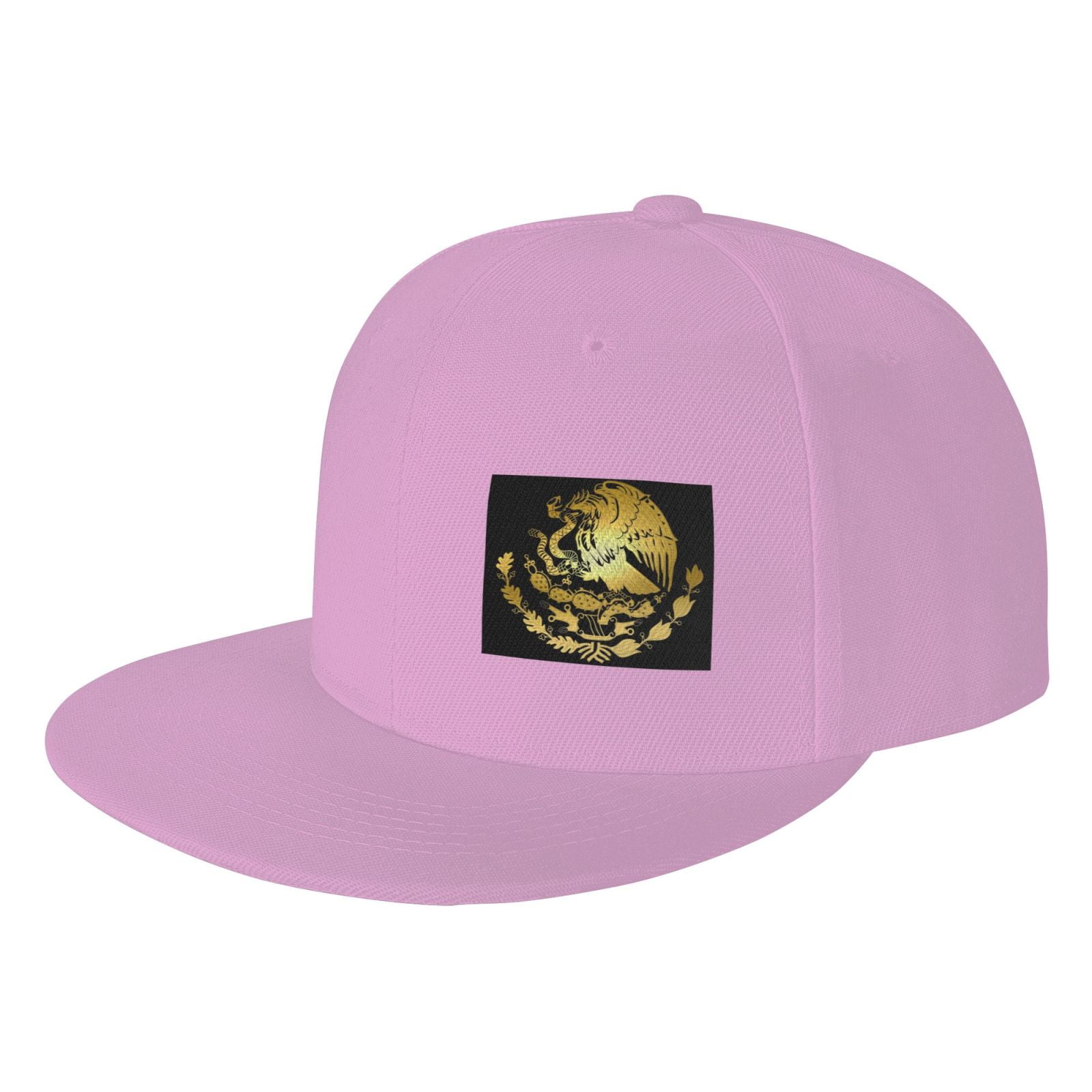 Flat Brim Hats for Men Gold Mexican Hip-Hop Snapback Hat Skeleton Hats ...