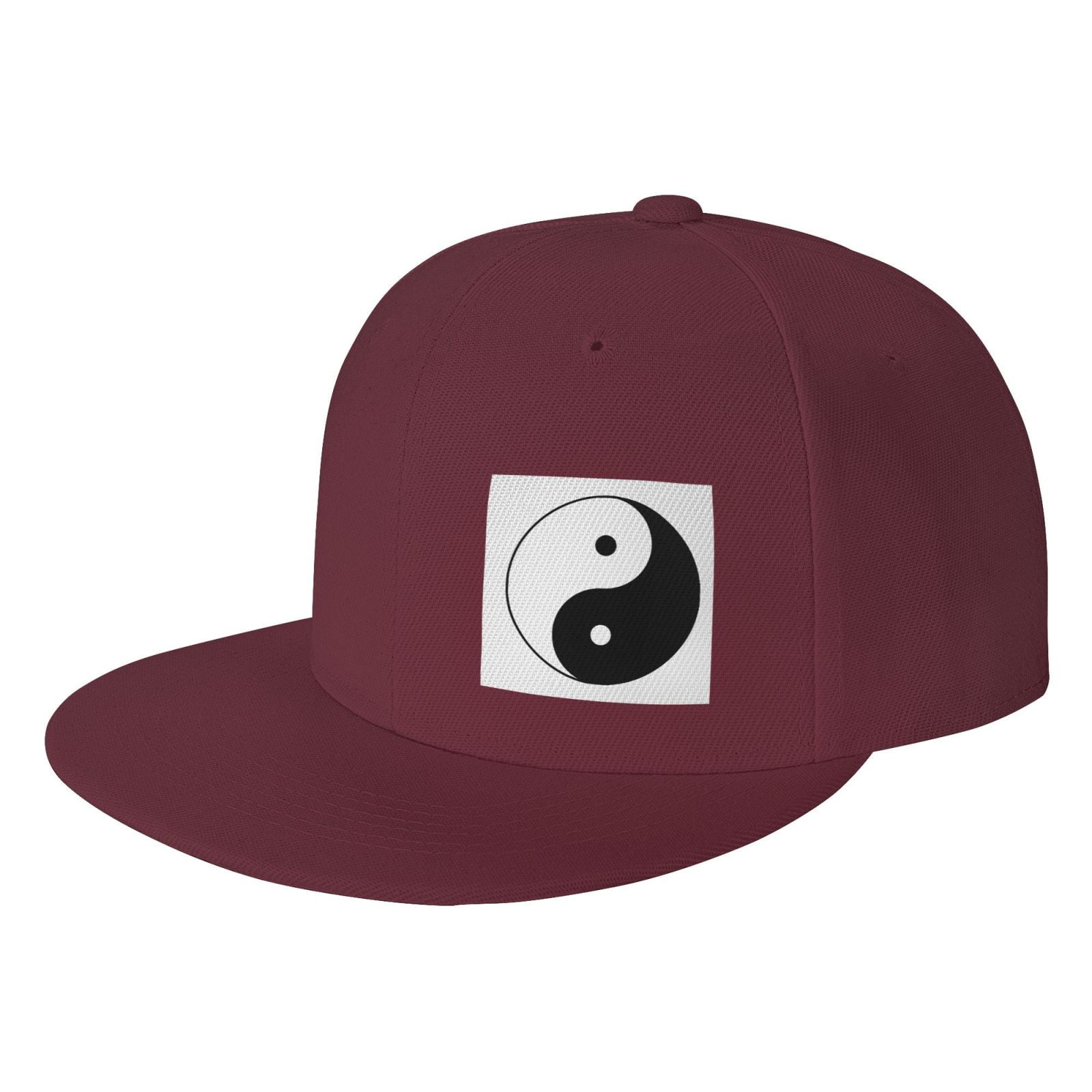 Flat Brim Hats for Men Symbol Hip-Hop Snapback Hat Skeleton Hats ...