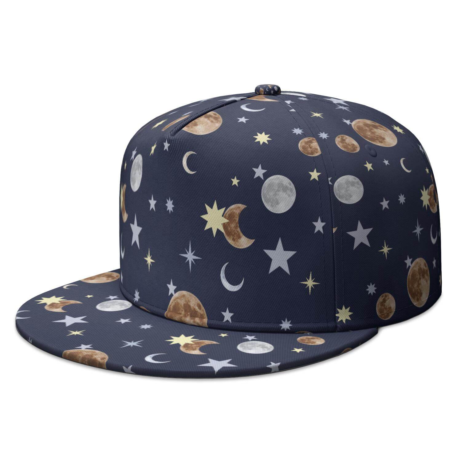 Flat Brim Snapback Hat - Nebula Cosmic Sci-fi Lovers Space Geek Star ...