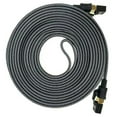 Flat CAT8 Ethernet Cable for Fast Speed 40Gbps Data Transfer and Stable Connection Cord 1-20m ...