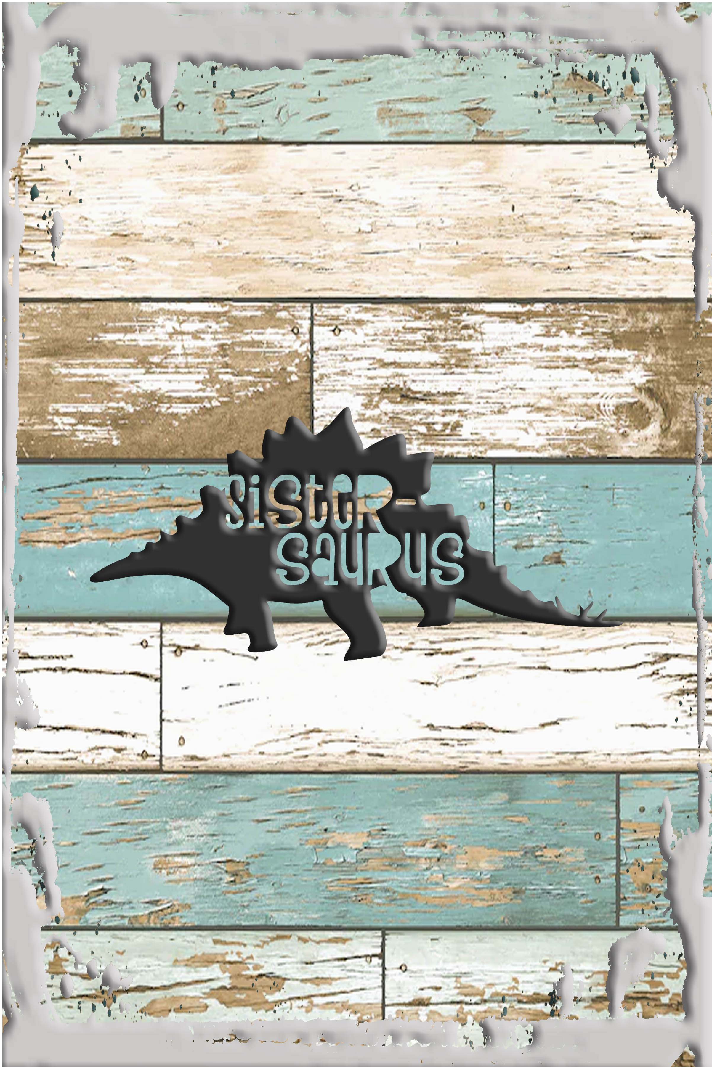 Flat Canvas Wall Art Print Sistersaurus dinosaur family extinct ...