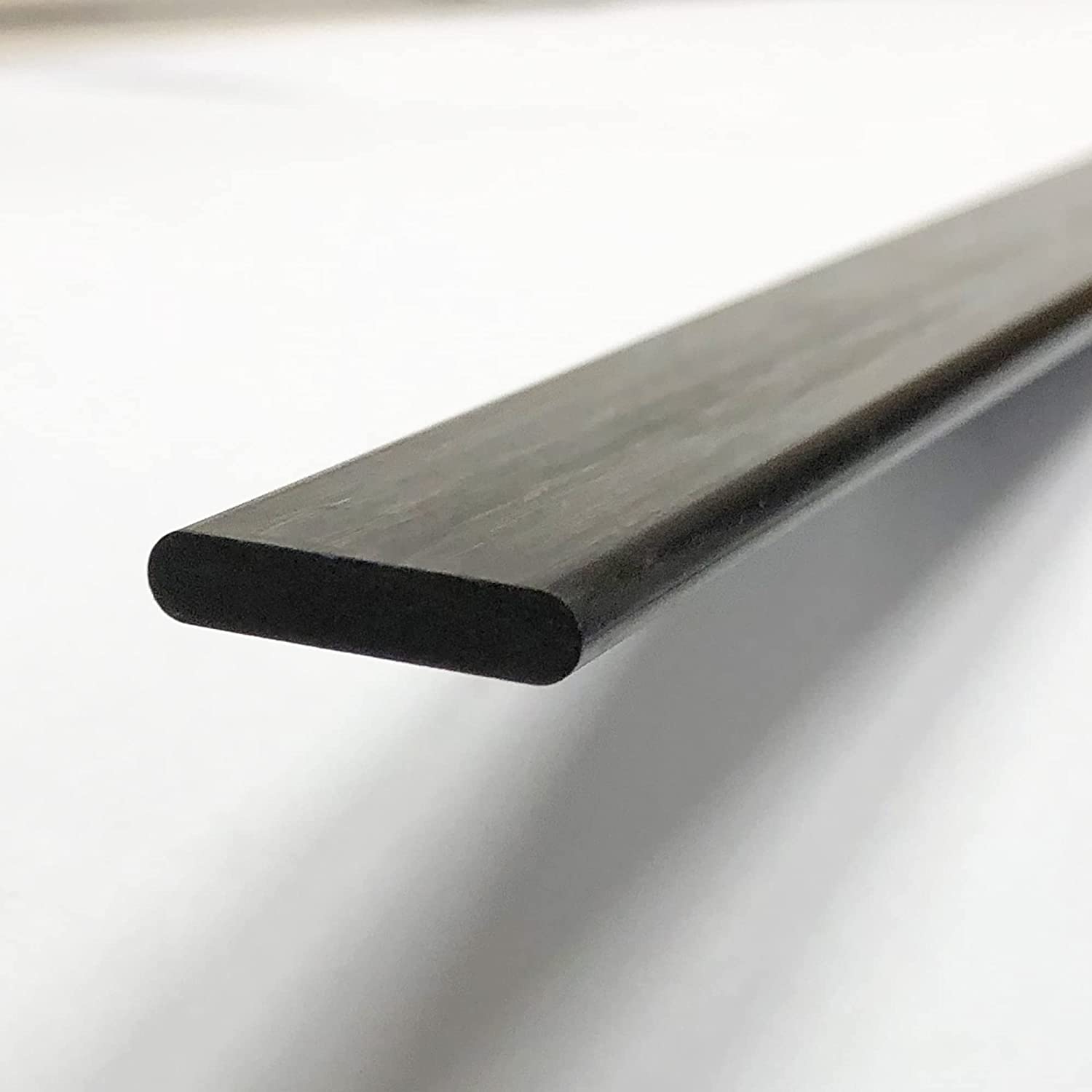 Flat Carbon Fiber RODS - 10mm x 2mm x 1000mm – Pultruded Flat Solid Rod ...