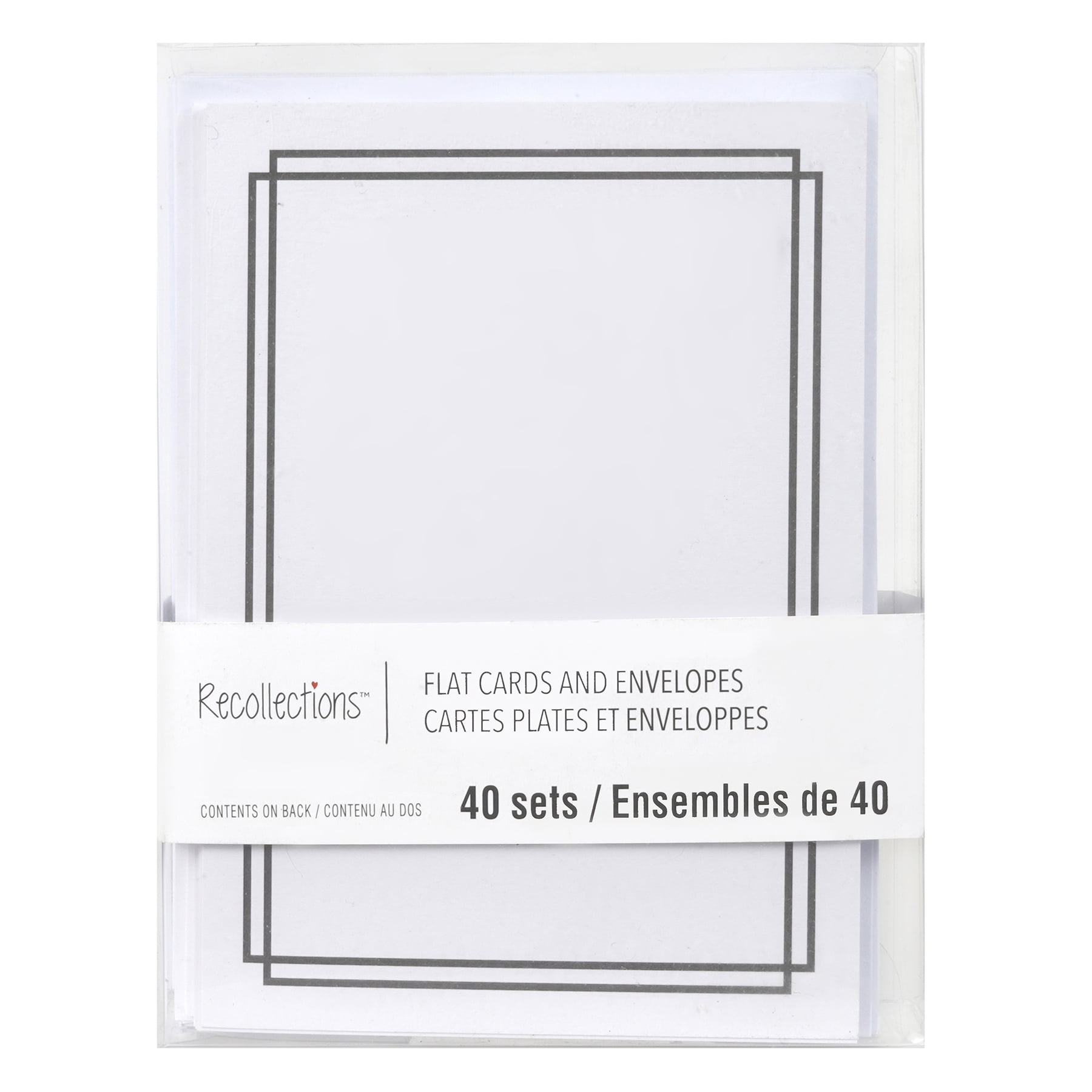 Flat Cards & Envelopes by Recollections™ - 3.5" x 4.87" - Walmart.com