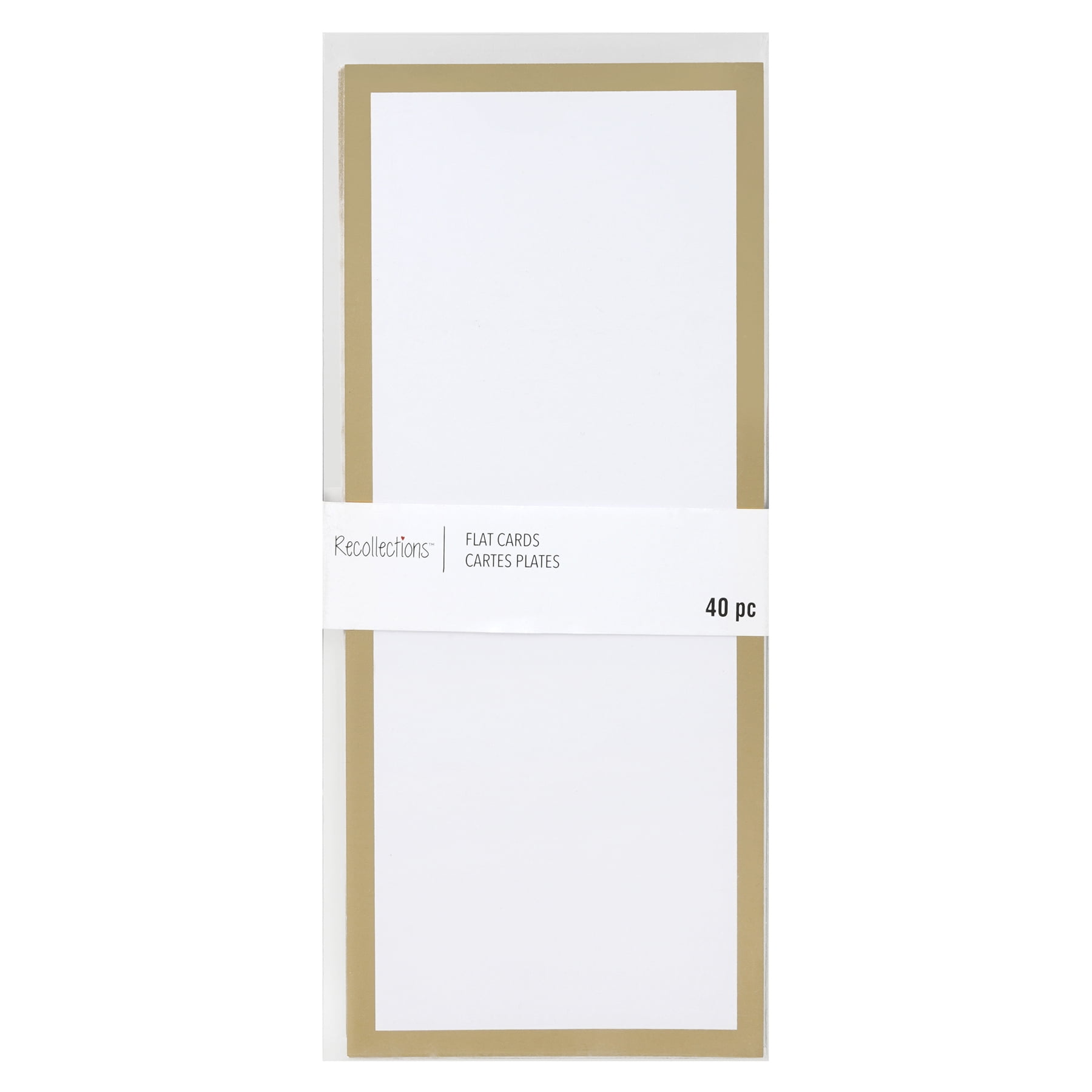 Flat Cards by Recollections™ - 3.87" x 9.25" - Walmart.com