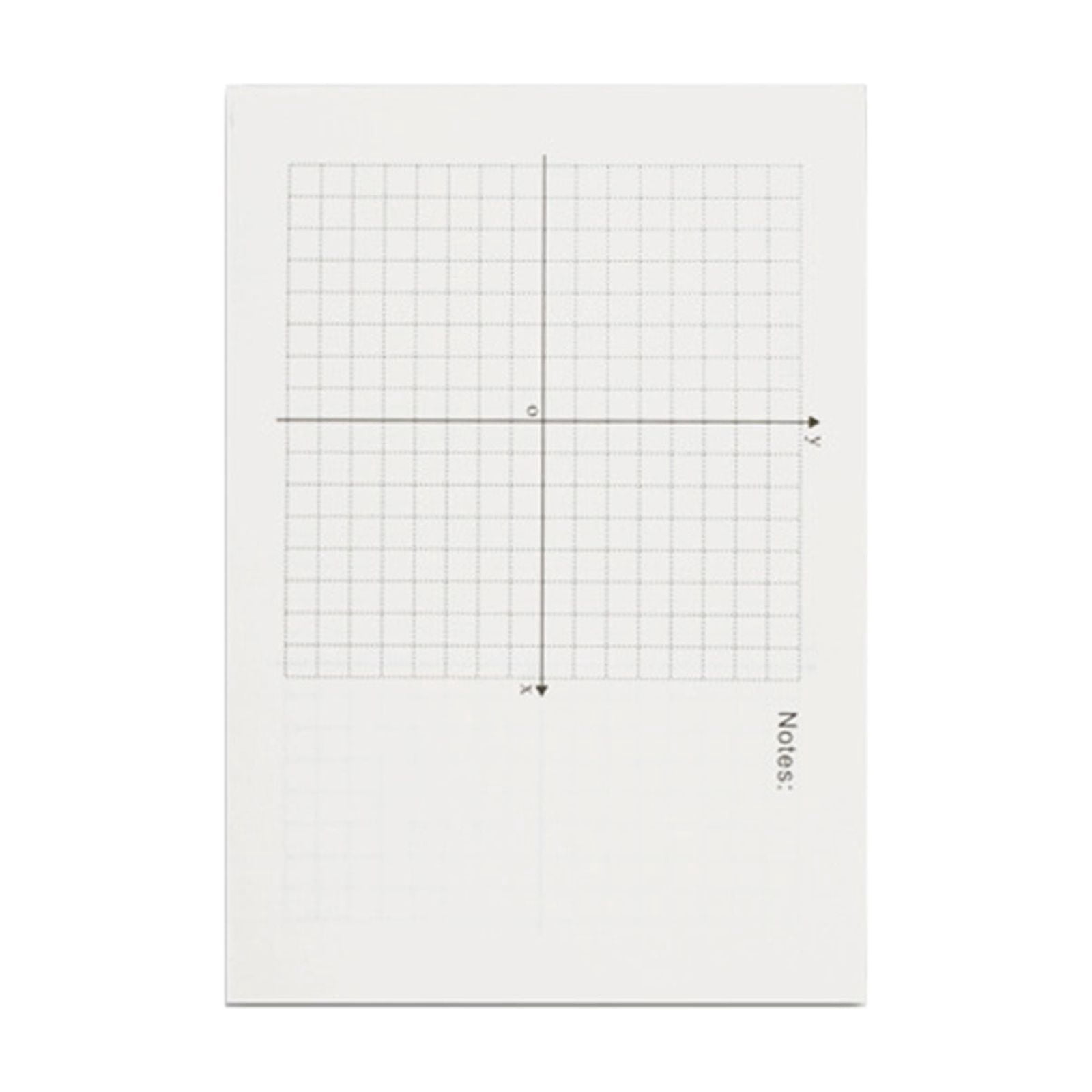 Flat Cartesian Coordinate Notebook with Clear Grids for Mathematical ...