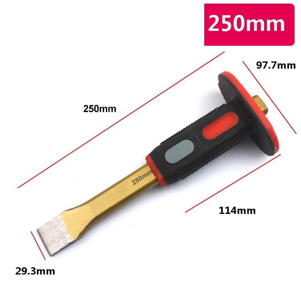 Flat Chisel Masonry Cement Fitter Alloy Steel Iron Stone 150-300mm wood ...