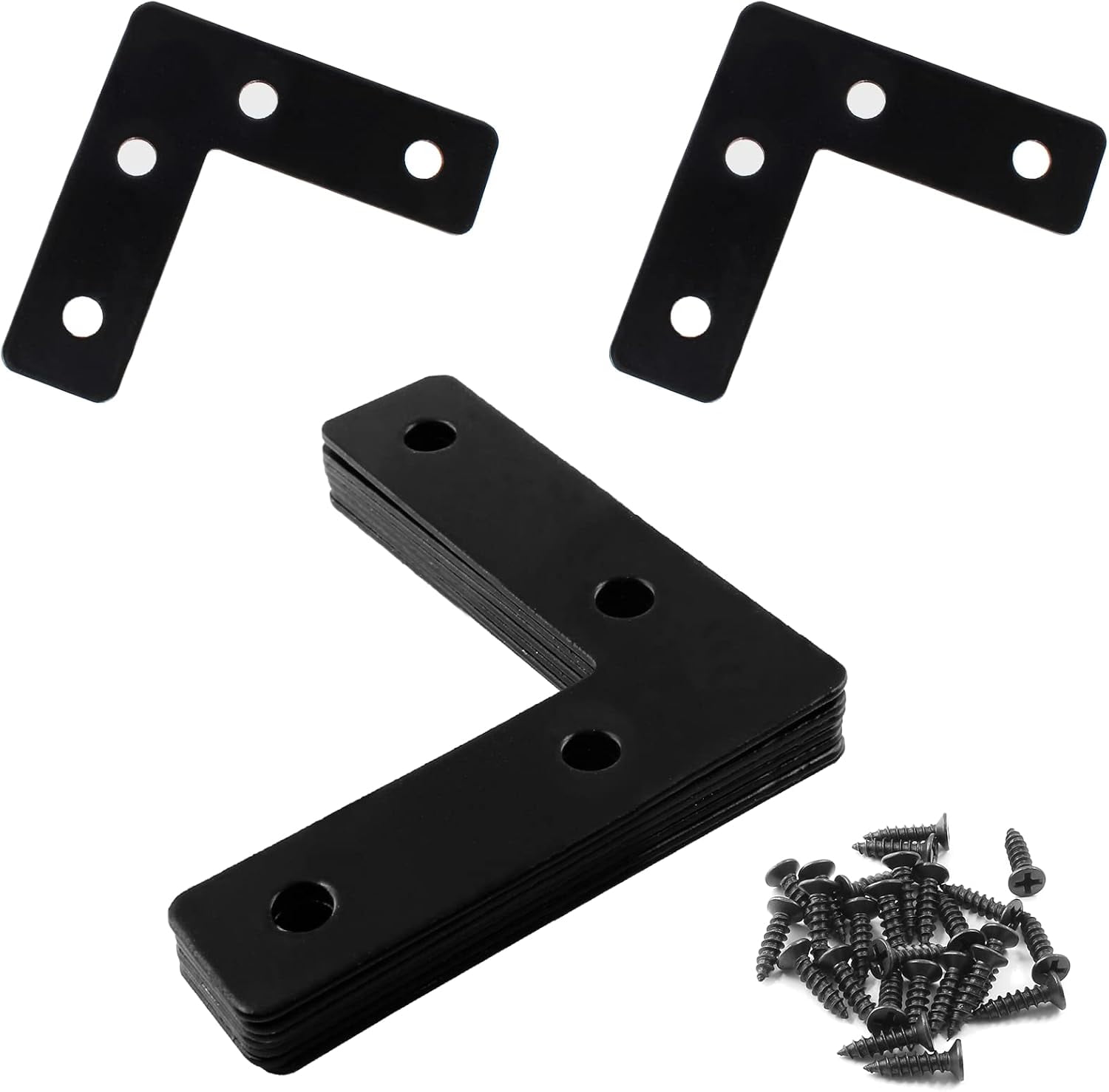 Flat Corner Brace, L Type Shelf Bracket, Heavy Duty Stainless Steel ...
