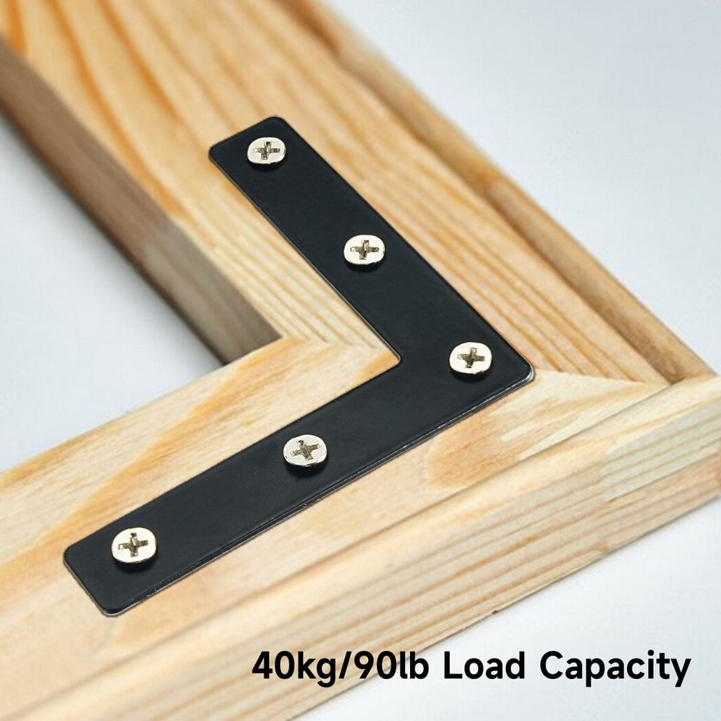 Flat Corner Braces, 20 Pcs 3-1/8inch L right Angle Braces Brackets ...