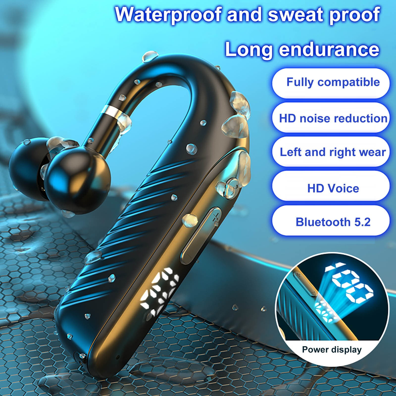 Flat Earbuds Earphones with Microphone Android Ear Bids Air Dots Buds ...