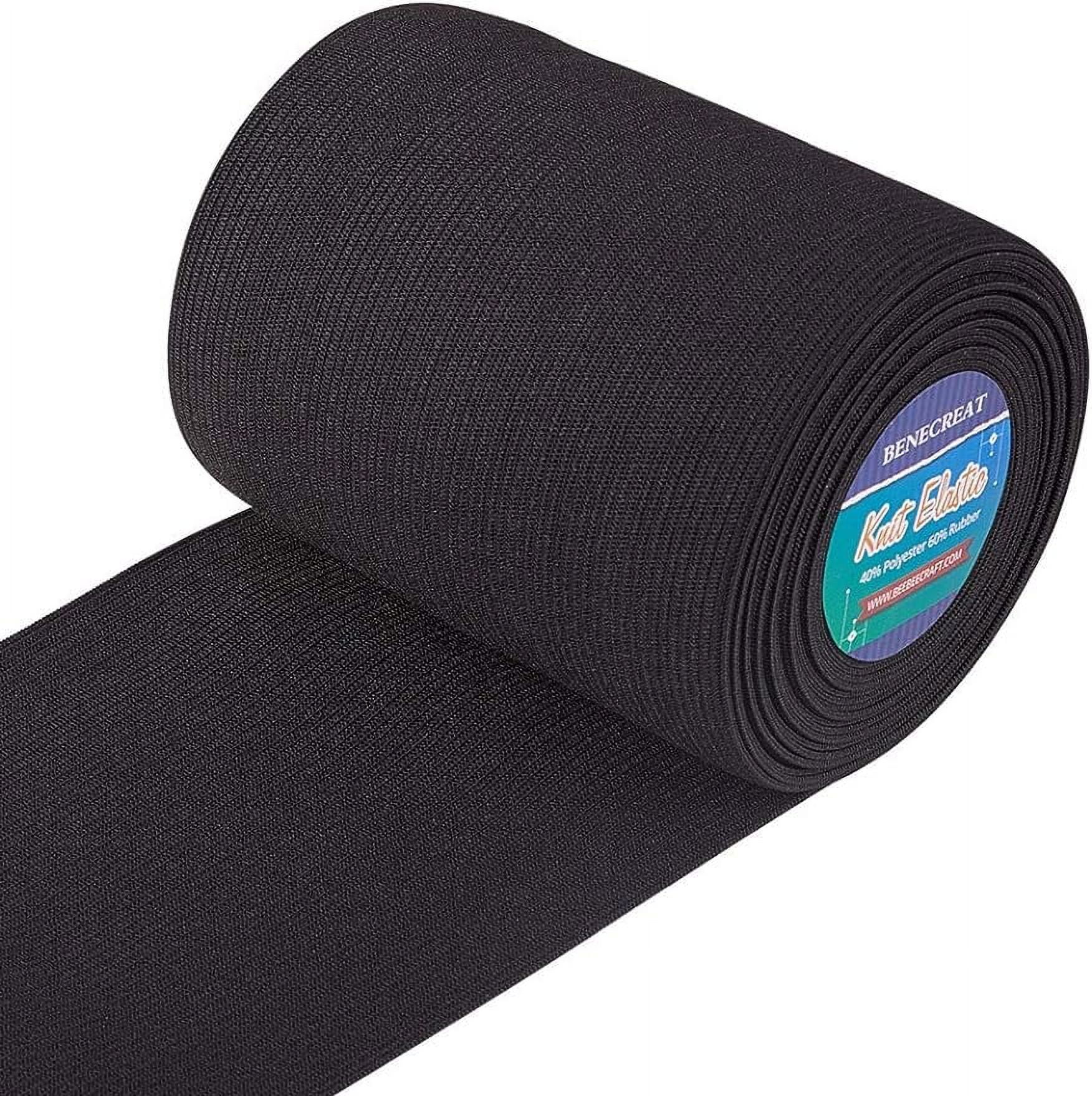 Flat Elastic Rubber Band Webbing Garment Sewing Accessories Black 100mm ...
