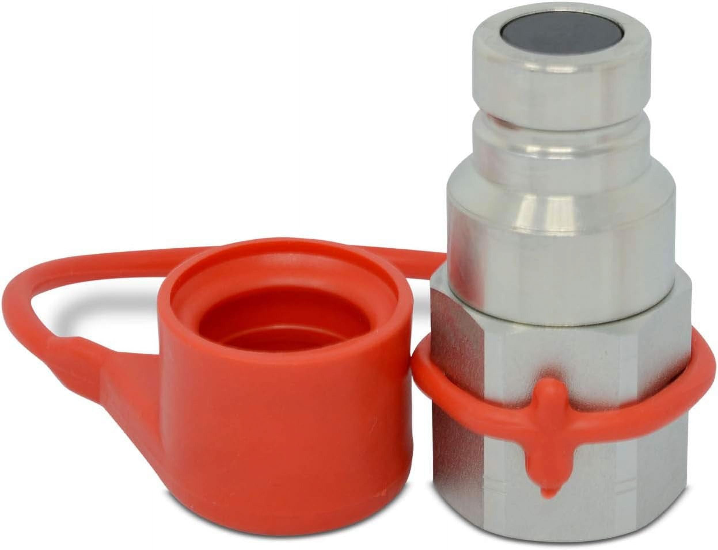 Flat Face High Hydraulic Quick Connect Male Coupler, NPT Thread ...