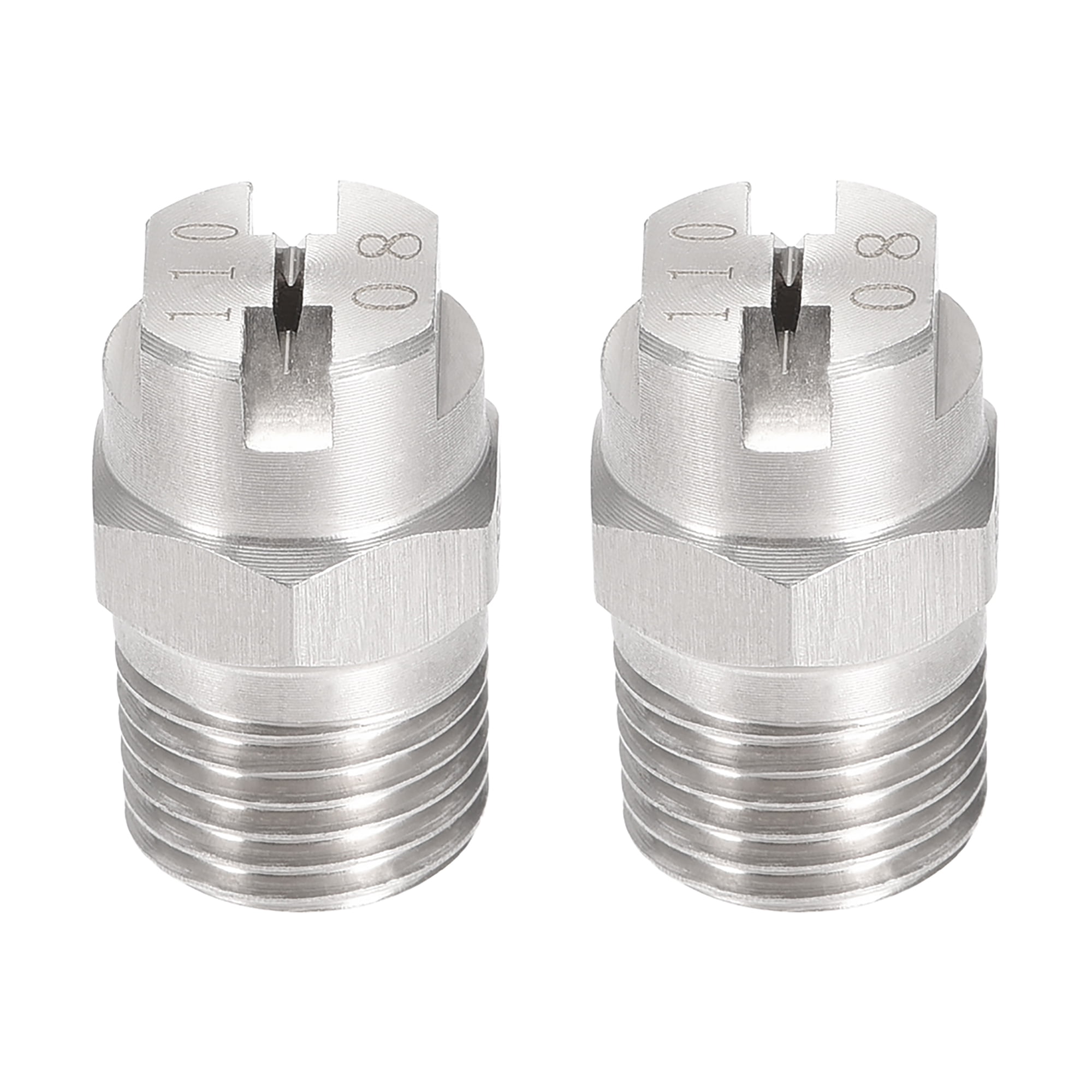 Flat Fan Spray Tip - 1/4 BSPT Male Thread 304 Stainless Steel Nozzle ...