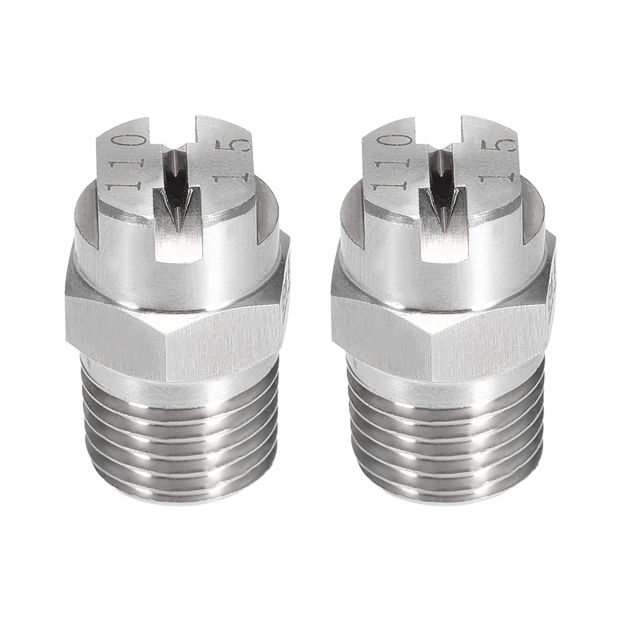 Flat Fan Spray Tip - 1/4 BSPT Male Thread 304 Stainless Steel Nozzle ...