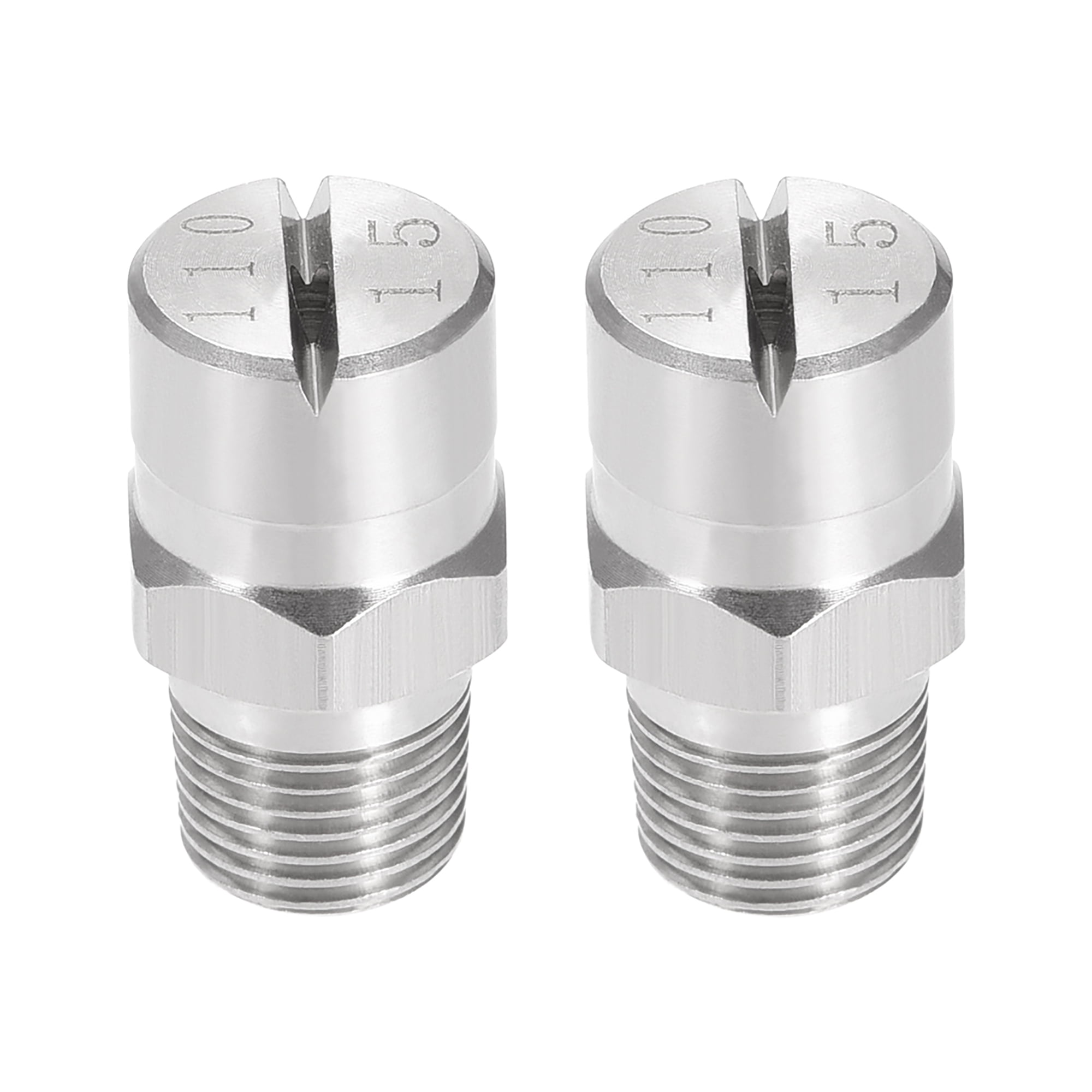 Flat Fan Spray Tip - 1/8 BSPT Male Thread 304 Stainless Steel Nozzle ...